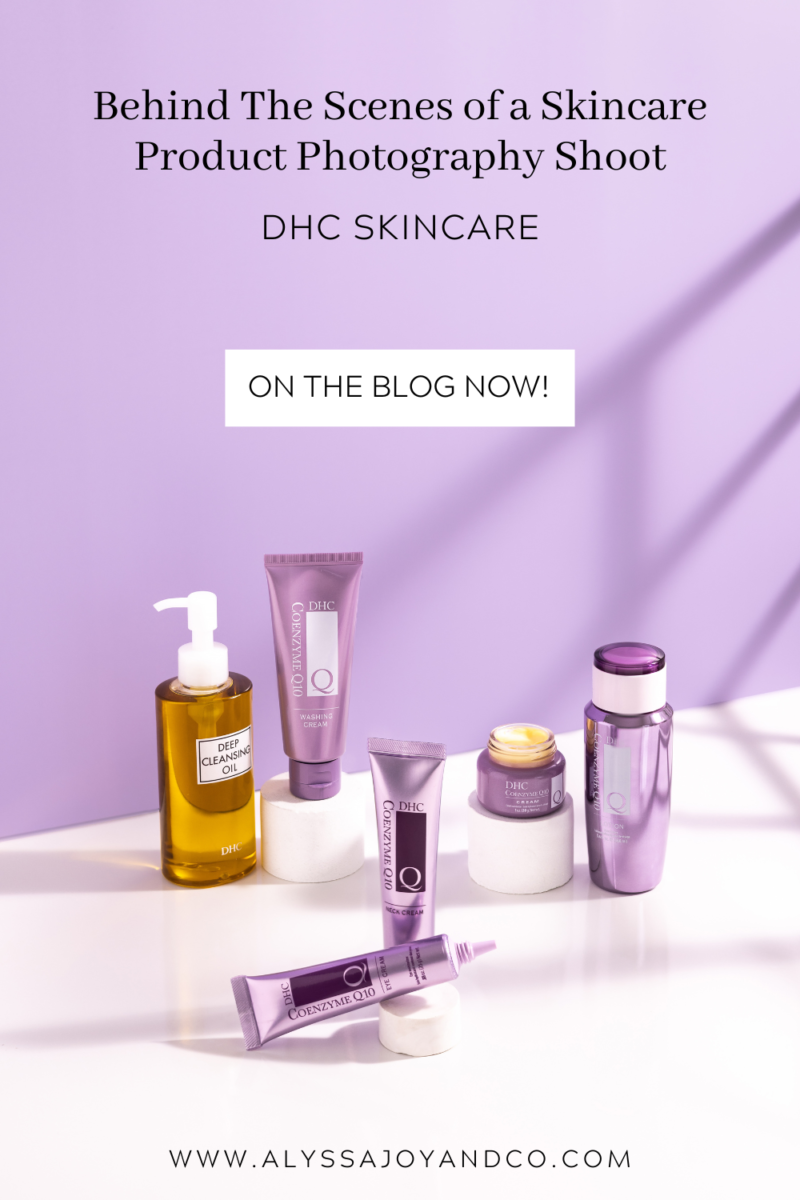 Why I Love Skincare Product Photography | DHC Skincare
